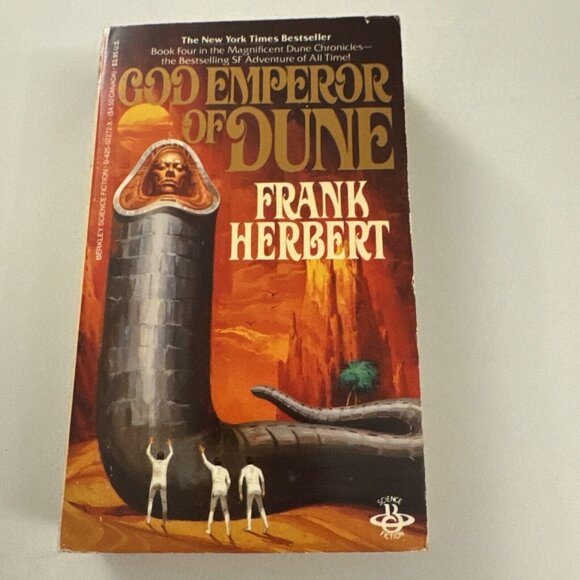 Other | 1984 God Emperor Of Dune Book Frank Herbert Science Fiction C33 ...